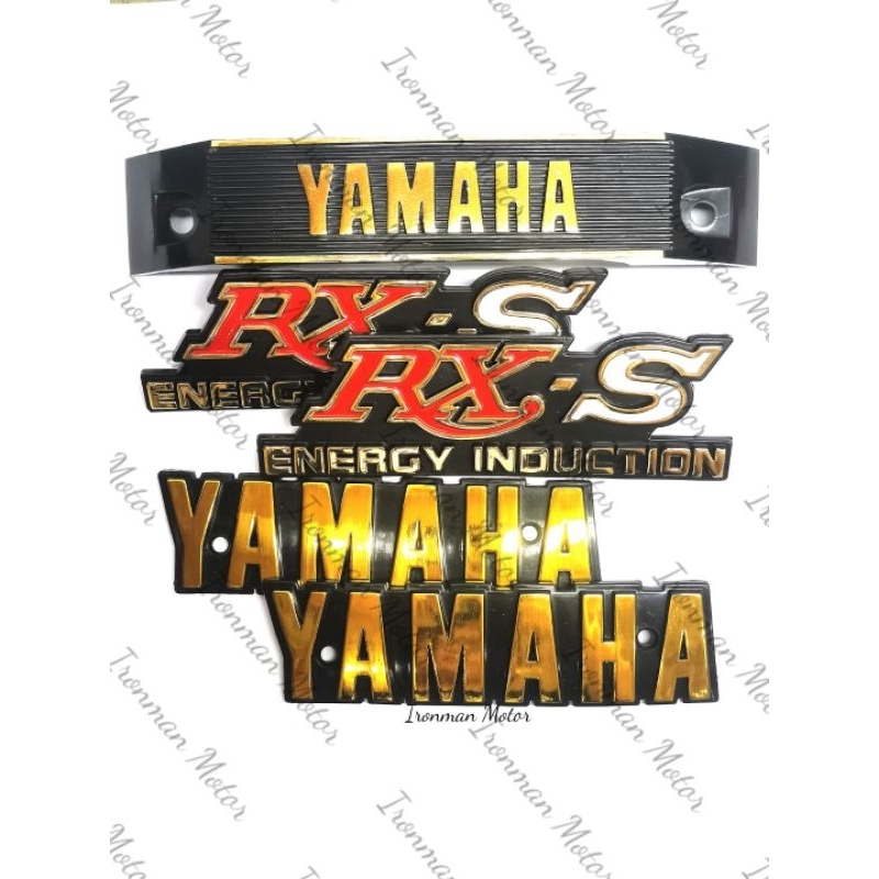 Yamaha RXS RXS115 Body Logo Fork Logo Side Box Logo Battery Cover Logo ...