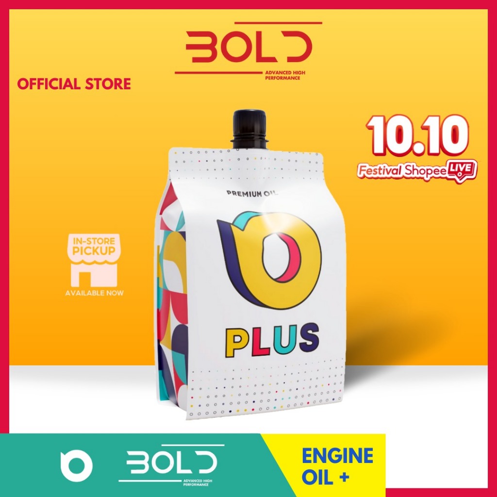 Bold Plus Cars Engine Oil Lubricant 1L Minyak Hitam Kereta Top Up Multi ...