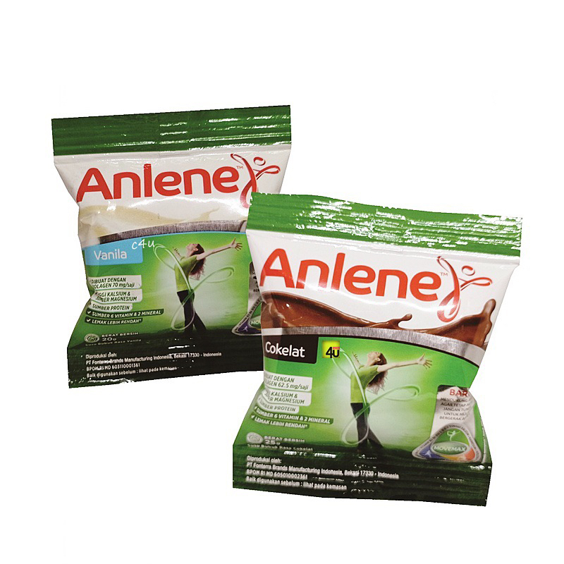 PRODUK INDONESIA HALAL ANLENE SACHET UNTUK KESIHATAN TULANG OTOT DAN ...