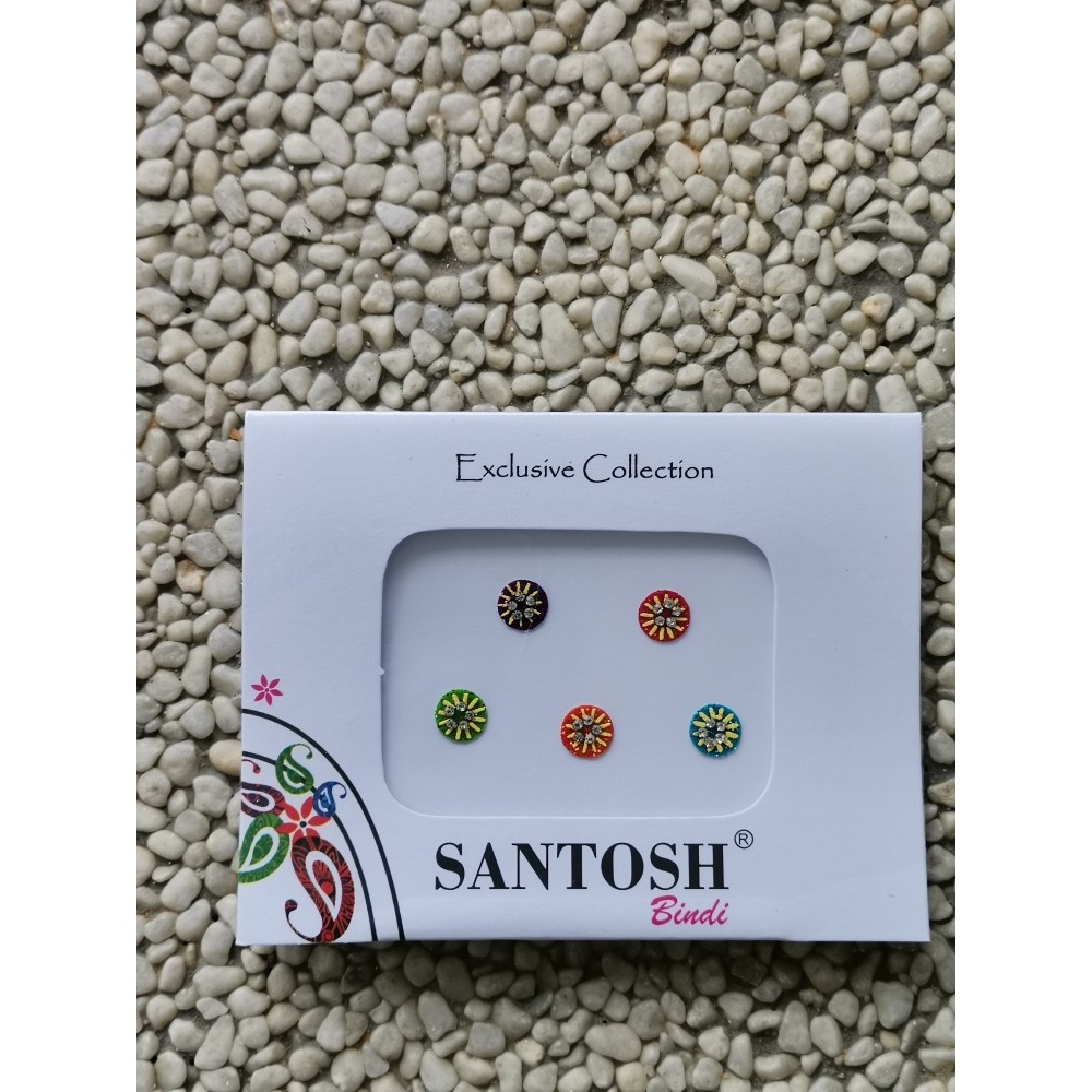 Fancy Stone Design Indian Sticker Pottu Forehead Bindi Potu Wear ...