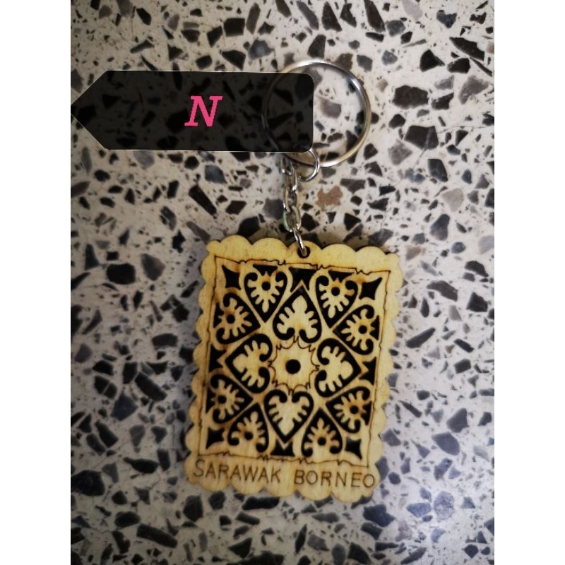 Keychain Kayu Sarawak | Shopee Malaysia