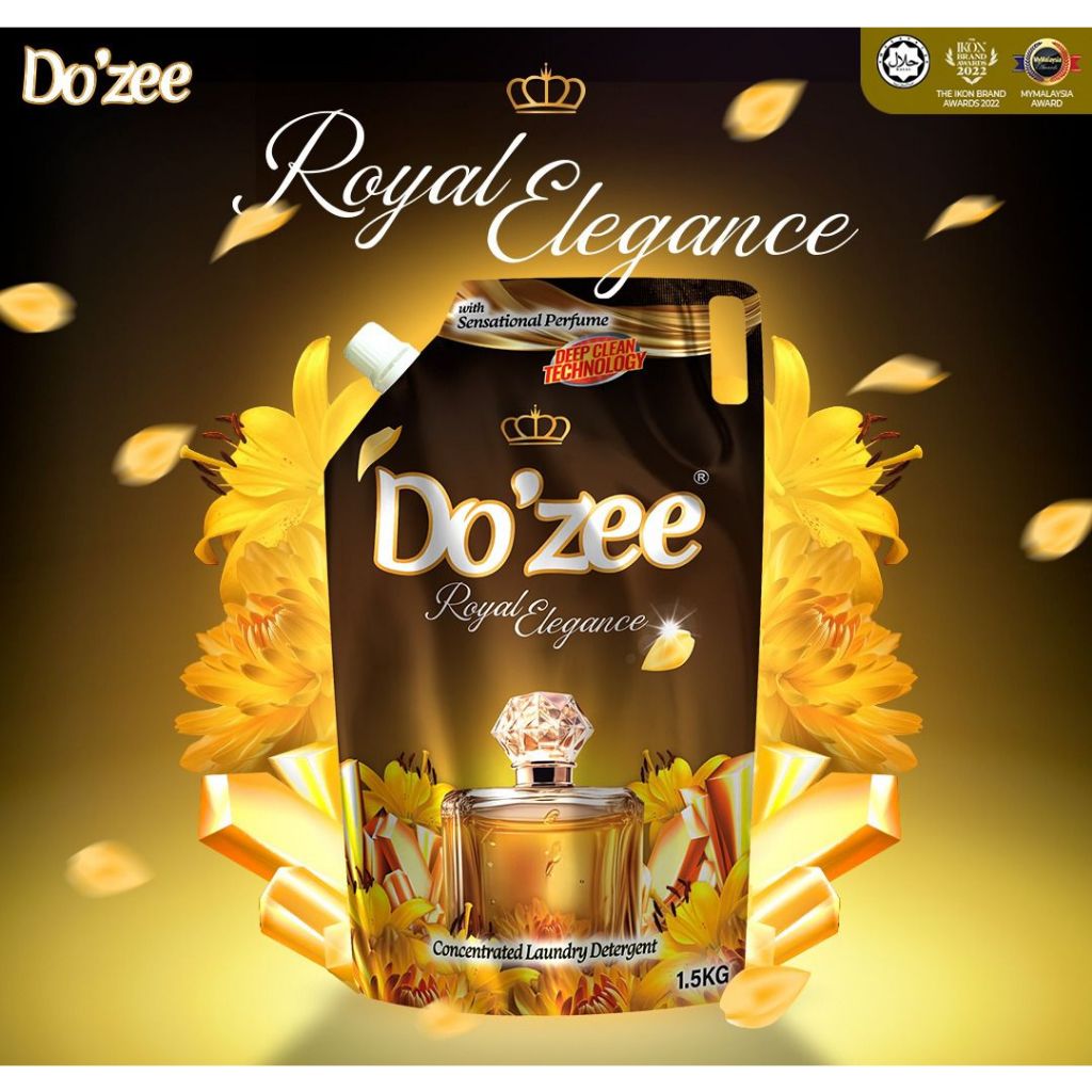 DO'ZEE LAUNDRY DETERGENT ROYAL ELEGANCES 1.5KG | Shopee Malaysia