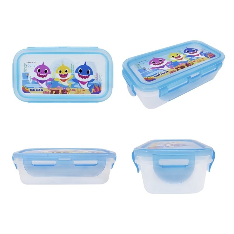 🔥GENUINE🔥PinkFong Baby Shark Food Container Box 250ML🍱🐬 | Shopee Malaysia