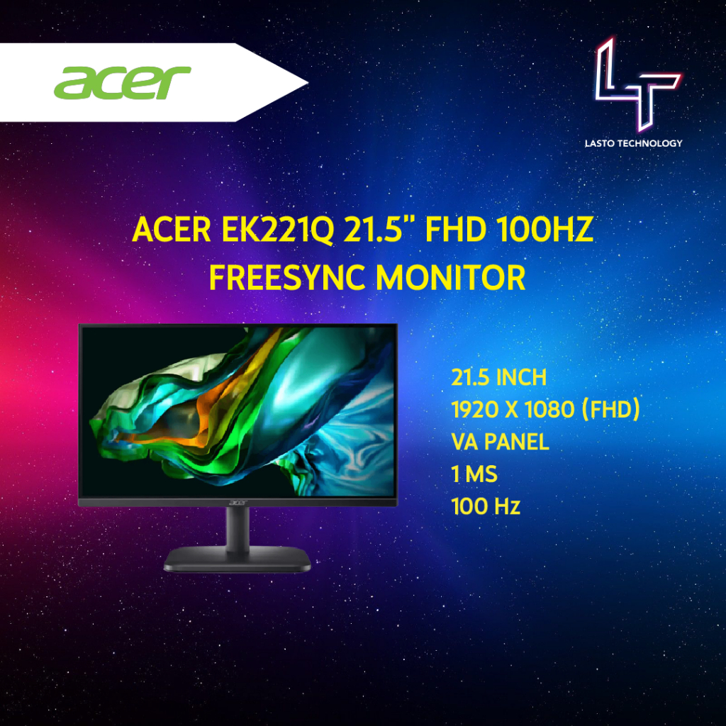 Acer EK221Q 21.5" FHD 100Hz FreeSync Monitor | Shopee Malaysia