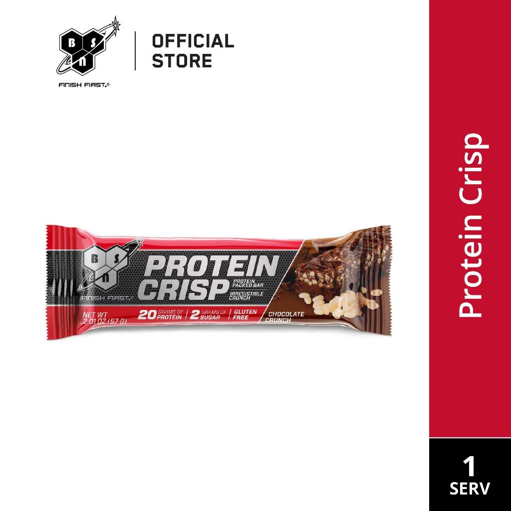 BSN Protein Crisp - 1 Protein Bar (Per Packet, 56g) | Shopee Malaysia