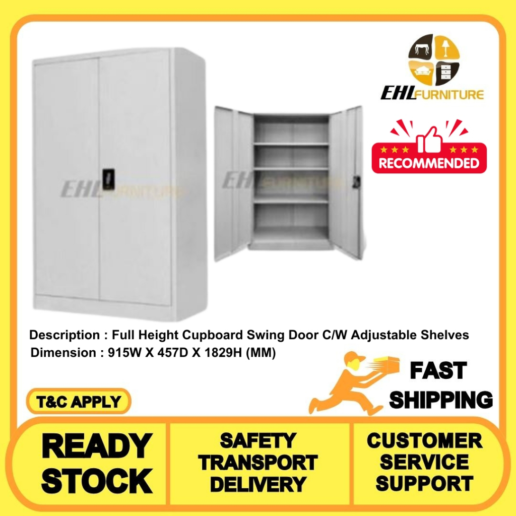 EHL FURNITURE - Almari Besi 2 Pintu Normal & HeavyDuty/Metal Full ...