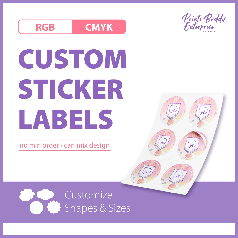 [Print-Own-Design] Sticker / Label / Packaging / Sticker Sheets ...