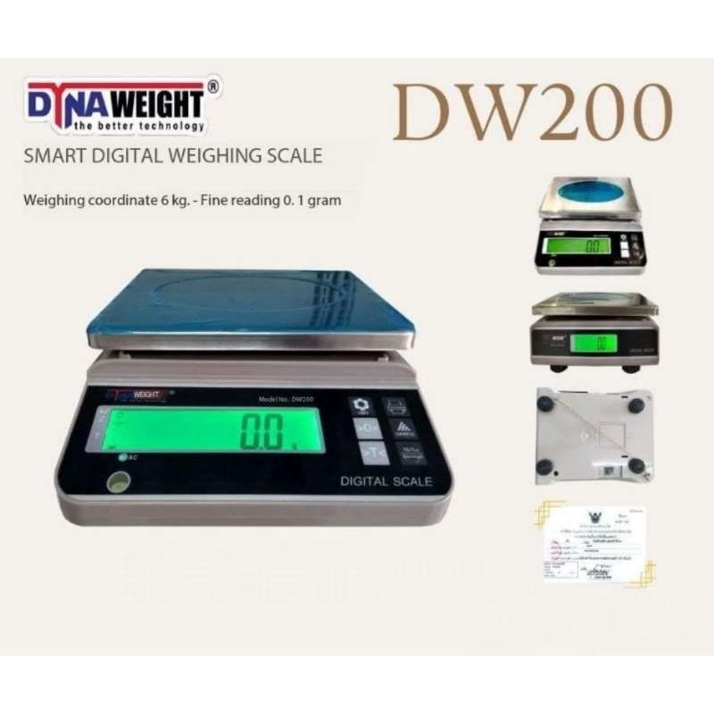 DYNAWEIGHT 3kg / 6kg DW200 Electronic Smart Digital Weighing Industrial ...