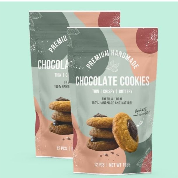 Premium Handmade Cookies | Resealable Pouch Bag with 12 cookies from ...