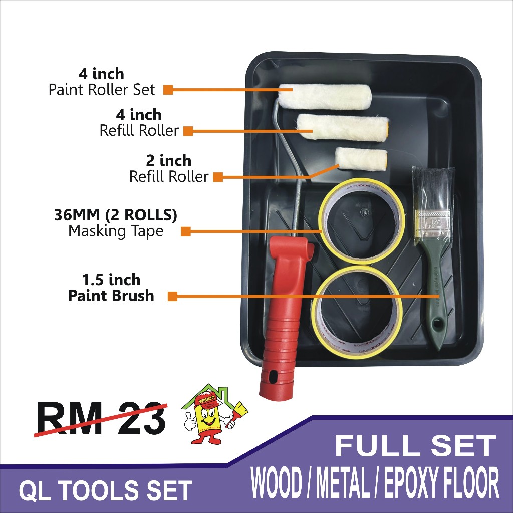 ( 5L ) Epoxy Floor Paint Coating ( GREENTECH EPOXY ) 5L (Cat Lantai ...