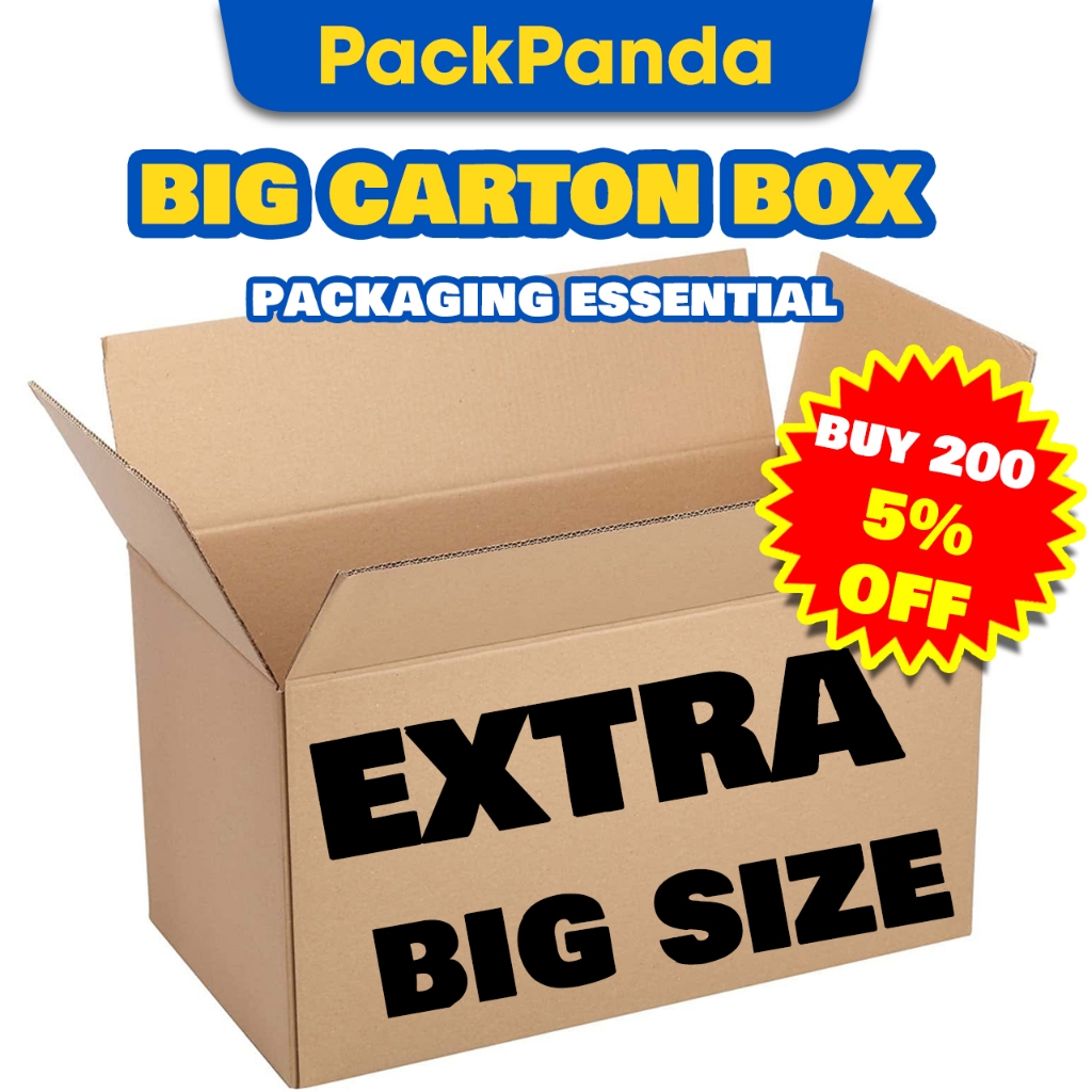Large Corrugated Carton Box Tahan Lasak Courier Parcel Kotak Besar ...