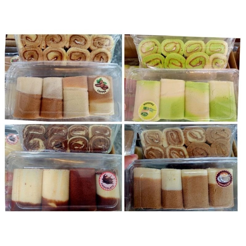 pemborong swiss roll halal 8pcs/box 批发瑞士卷 8个/盒 | Shopee Malaysia