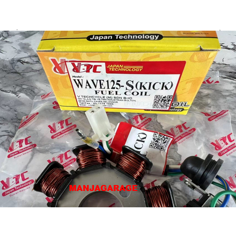 Fuel Coil Honda W125-S (KICK) (VTC Japan Technology) Magnet Coil Honda ...