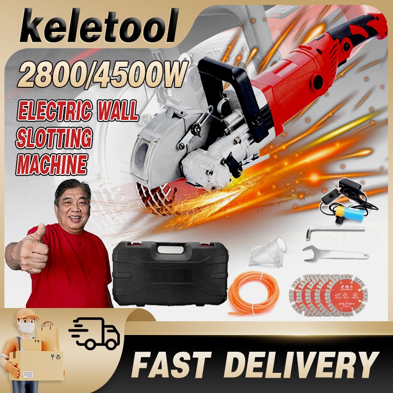 Wall grinder wall chaser machine groove cutting heavy duty mesin bancuh ...