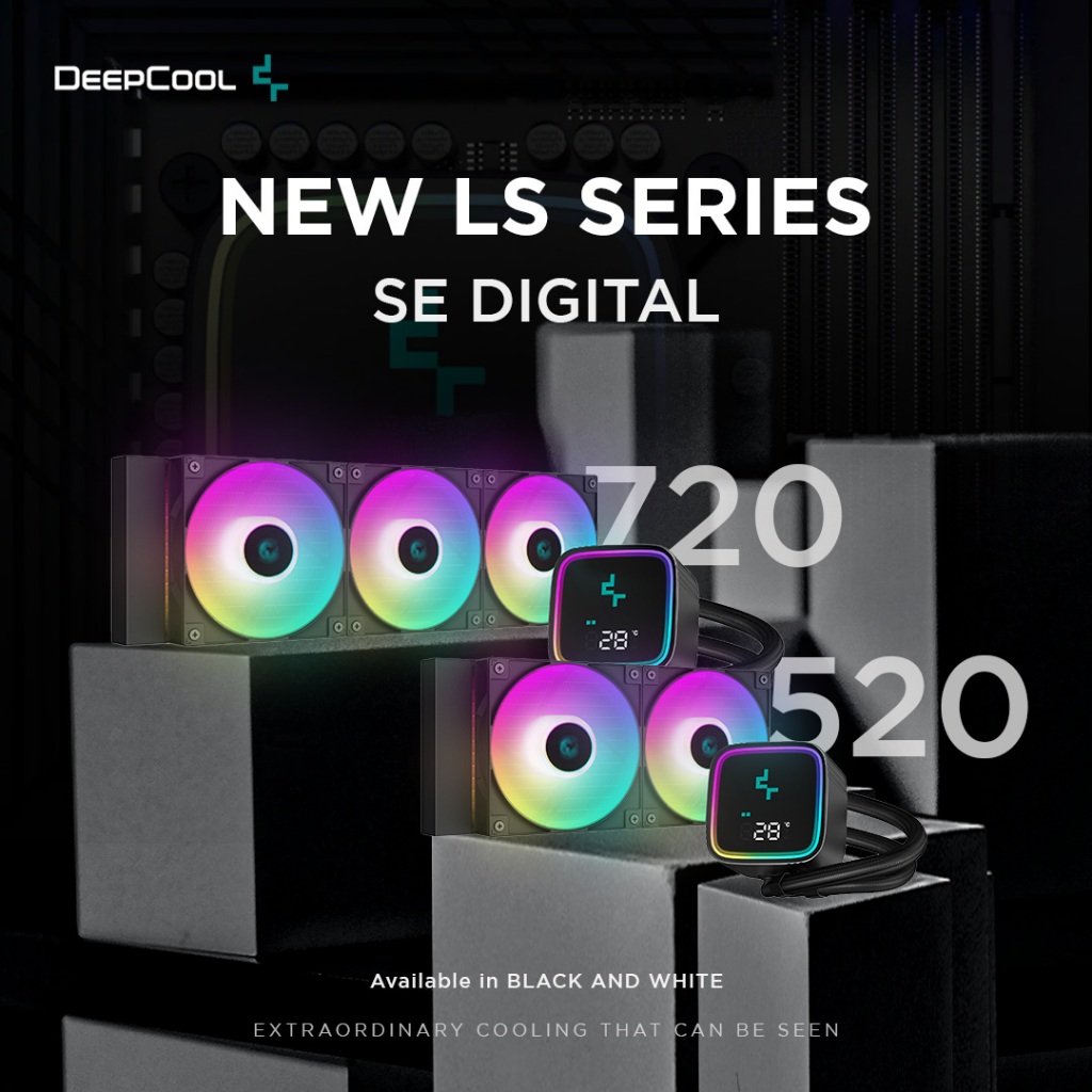 # DeepCool [LS520 SE DIGITAL / LS720 SE DIGITAL] ARGB AIO Liquid CPU ...