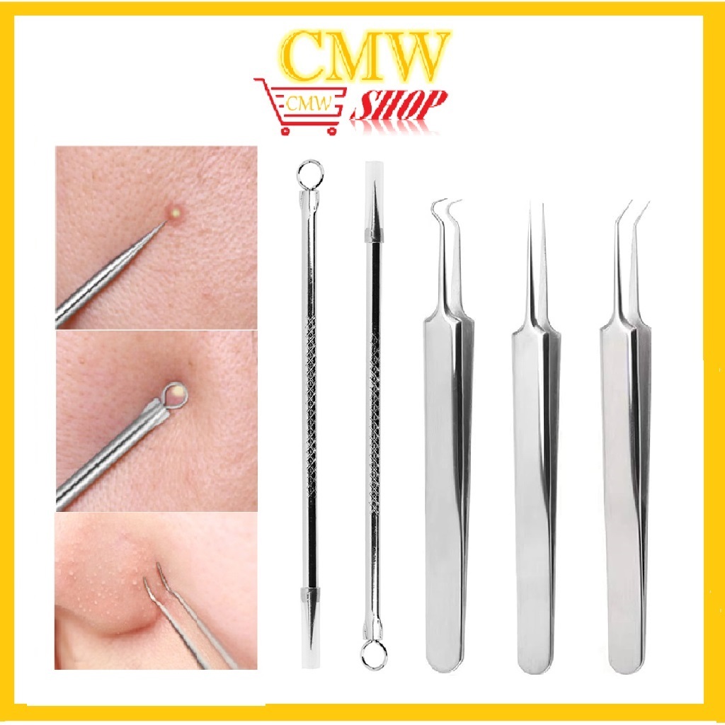Acne Needle Double head Acne Extractor Blackhead Pimple Needles ...