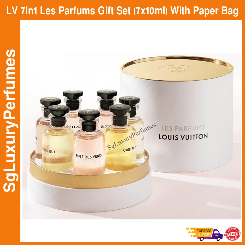 LV 7in1 Les Parfums Gift Set (7x10ml) With Paper Bag | Shopee Malaysia