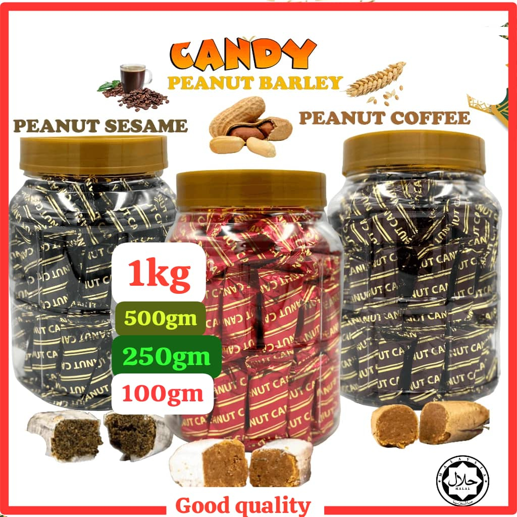 Candy Kacang Tumbuk Barley Peanut PEANUT BARLEY / PEANUT COFFEE ...