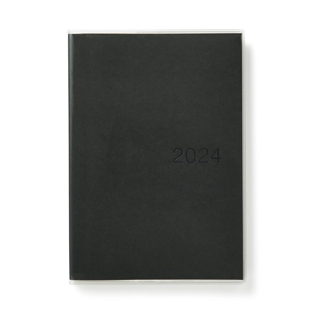 MUJI MONDAY START VERTICAL PLANNER FROM DEC. 2023 Black B6 | Shopee ...