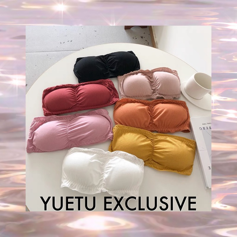 [READY STOCK] Yuetu Exclusive Advanced Non Slip Strapless Push Up Bra ...