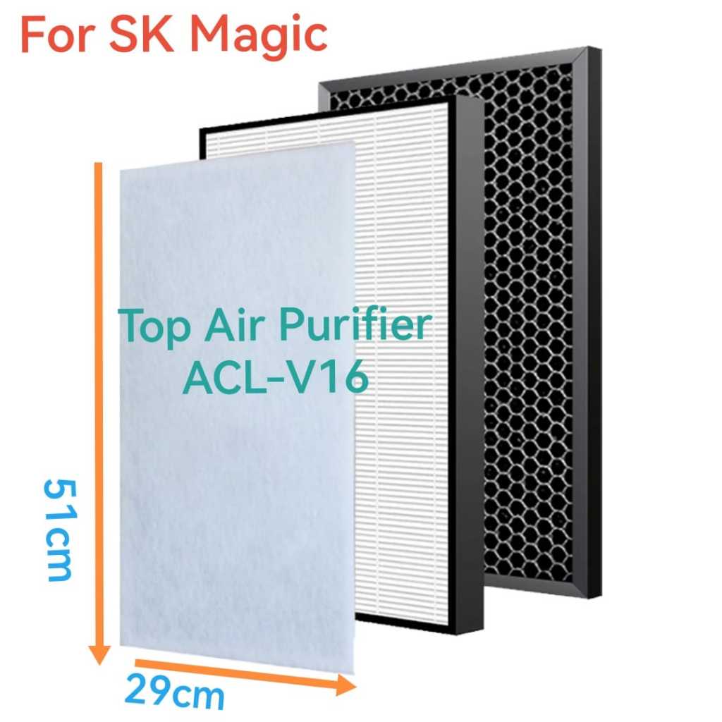 3pcs Air Purifier SK magic Air TOP (ACL-V16) Replacement Pre filter ...