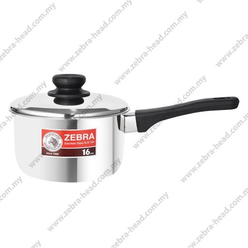 100% Original Thailand Zebra Stainless Steel Tiger Sauce Pan (16cm/18cm ...