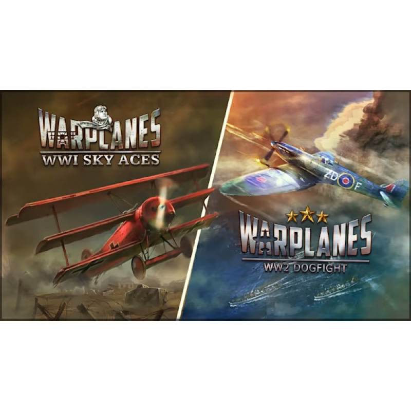 (2in1)Nintendo Switch Digital Warplanes Bundle Warplanes: WW2 Dogfight+ ...