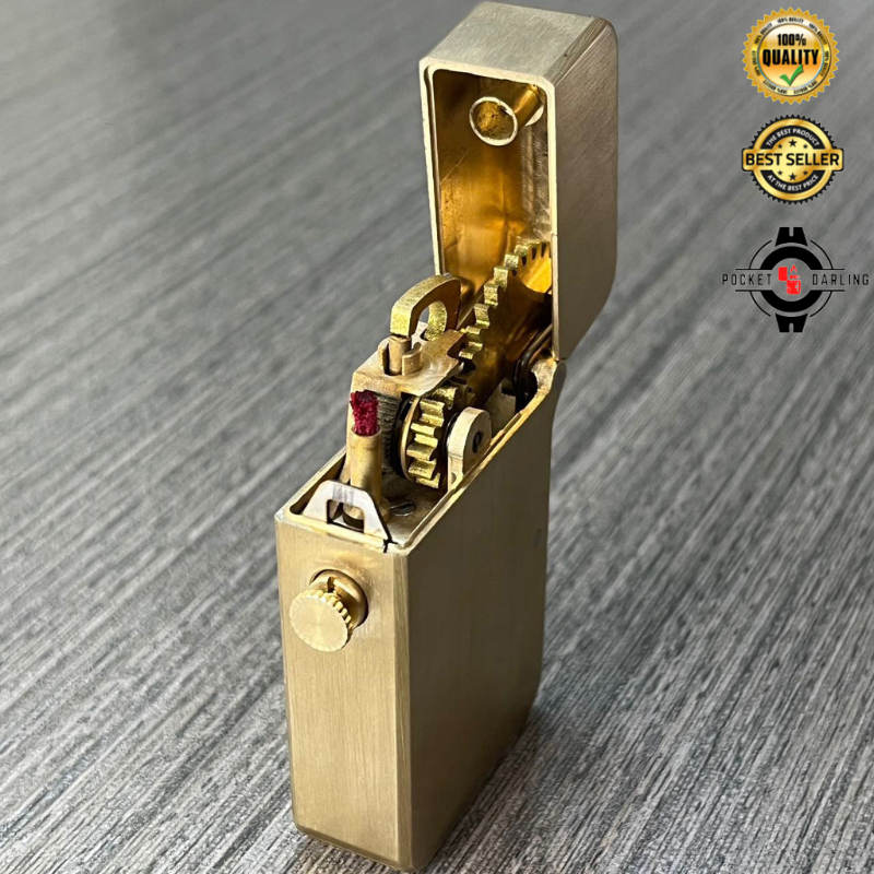 Handmade Pure Copper Antique Kerosene Lighter Mechanical Lighter LT ...
