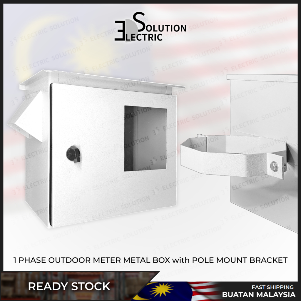 POLE MOUNT 1 PHASE OUTDOOR HOUSING METER METAL FIBER BOARD 1PHASE ...