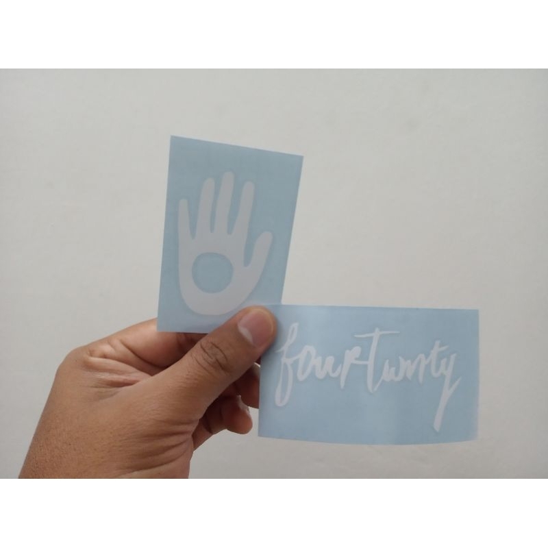 Sticker Fourtwnty Logo Band ( Sticker Cutting / Outdoor ) | Shopee Malaysia