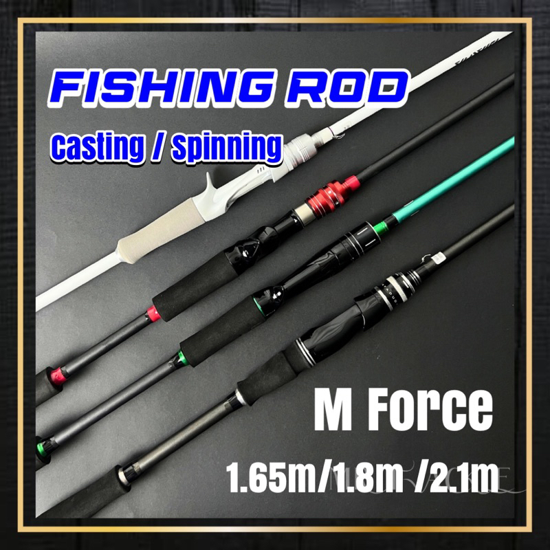 【MR.T】Joran Casting & Spinning 2-Piece M-Force | Rod Pancing Murah ...