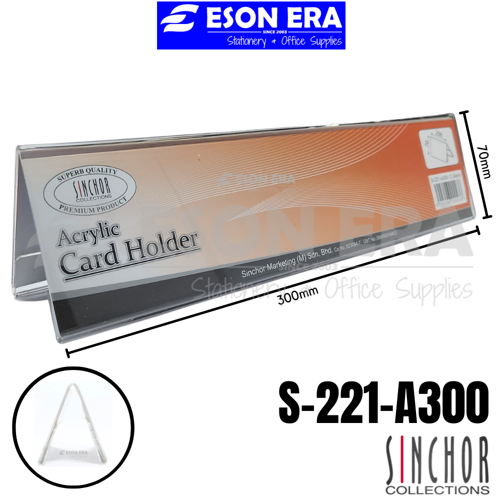 Sinchor Acrylic Stand V Shape & L Shape Display Stand / Meeting Stand ...