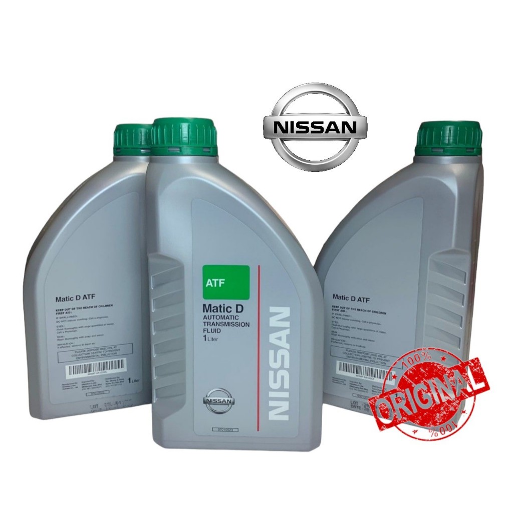 [ORIGINAL] Nissan ATF Matic-D Automatic Transmission Fluid 1L | Shopee ...