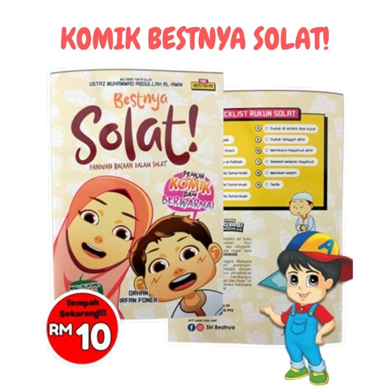 🤖 Komik Bestnya Solat! | Komik Rukun Solat | Belajar Rukun Solat ...