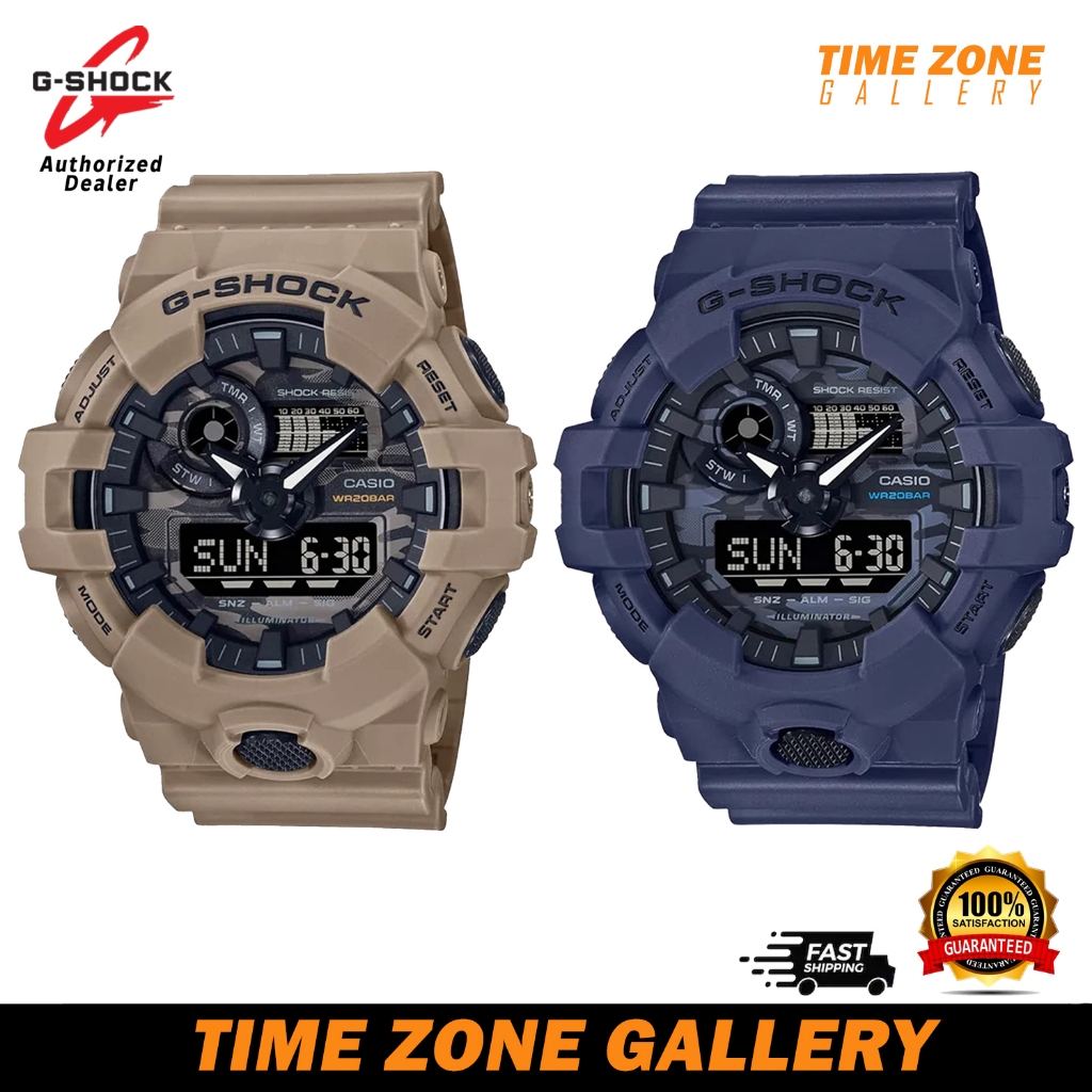 Casio G-Shock GA-700 CAMOUFLAGE Series Men Watch GA-700CA-2ADR / GA ...