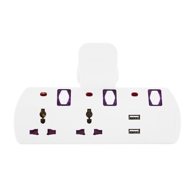Plug Adapter Socket 3 Way Universal Multi Adapter Extension Plug 3 GANG ...