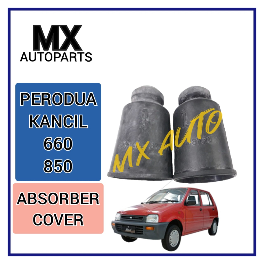 PERODUA KANCIL 660 850 FRONT ABSORBER DUST COVER WITH BUSH FRT ABS ...