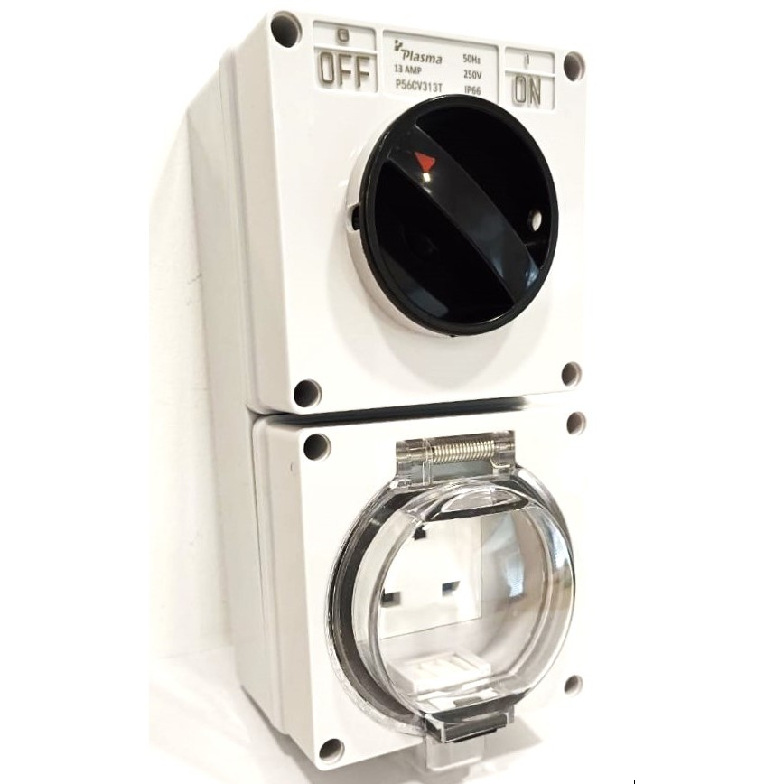 Plasma 13A 3pin Weatherproof Switch Socket | Shopee Malaysia