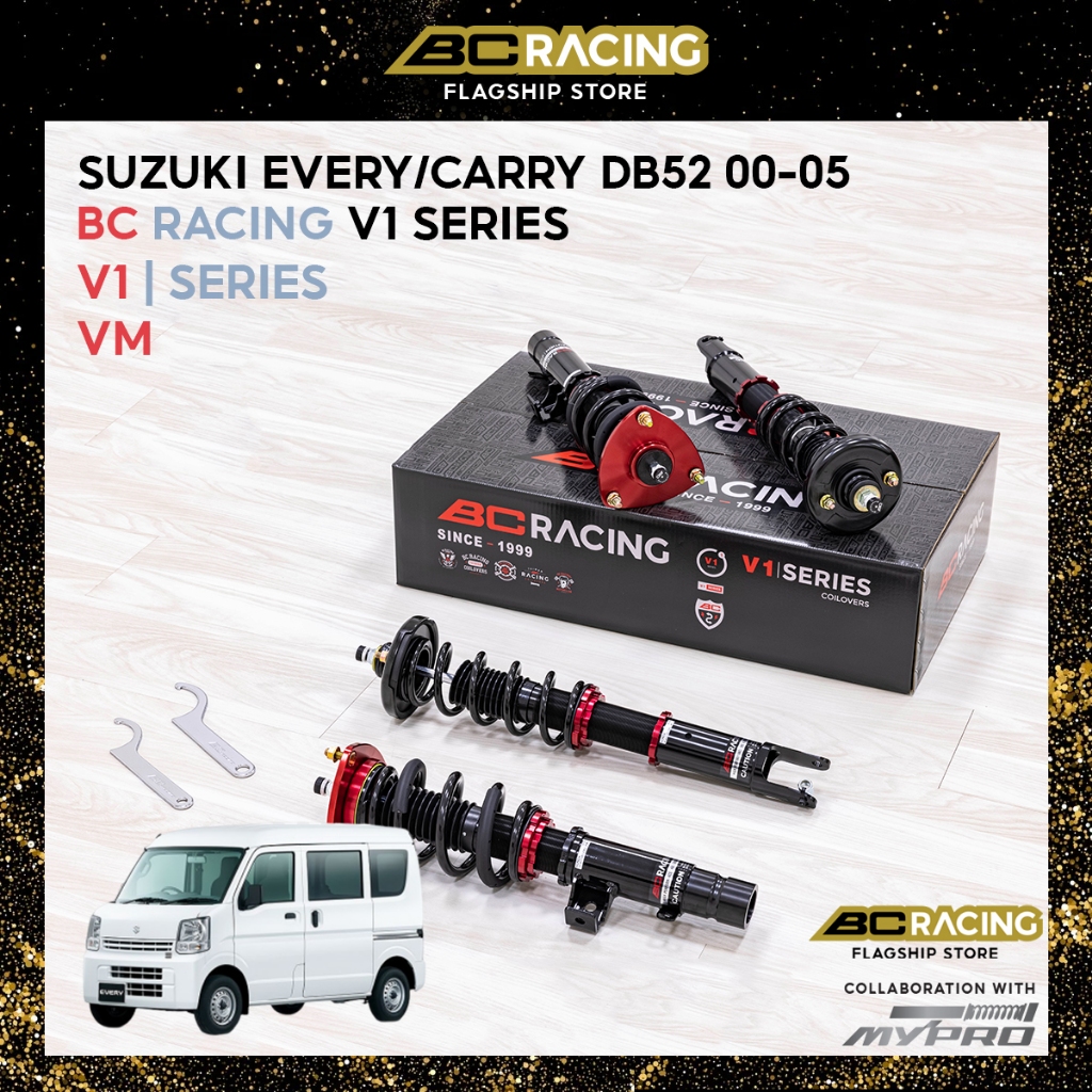 BC Racing V1 Series High Low Soft Hard Adjustable Absorber for Suzuki ...