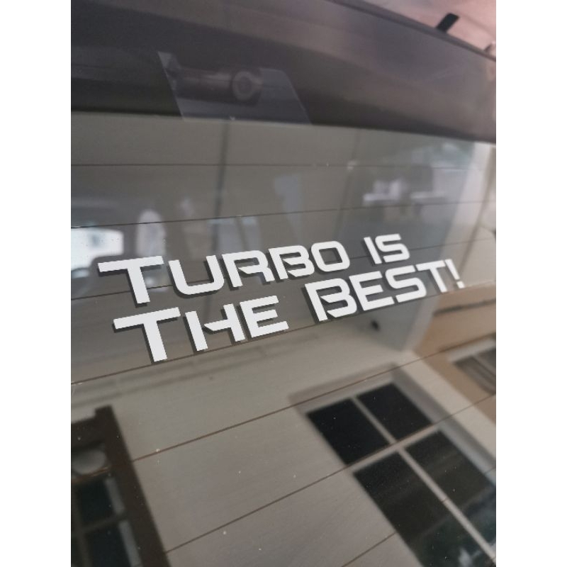 【PUIK PRODUCTION OFFICIAL】「TURBO IS THE BEST! 」Sticker | Shopee Malaysia