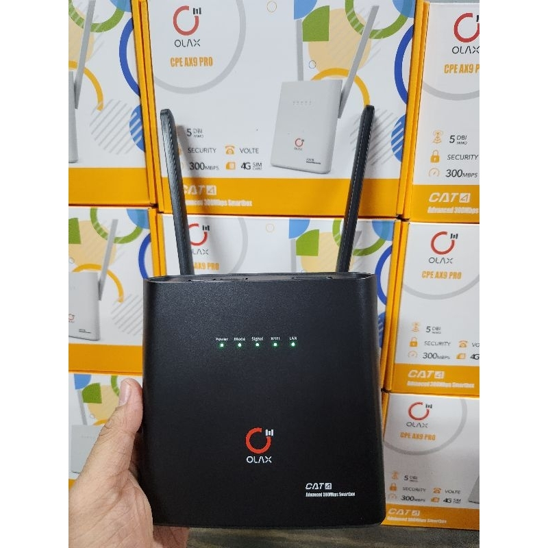 (B28 Modem) Olax Ax9 Pro WiFi-4 Ax8 Pro WiFi-6 Unlimited Hotspot 4G LTE ...