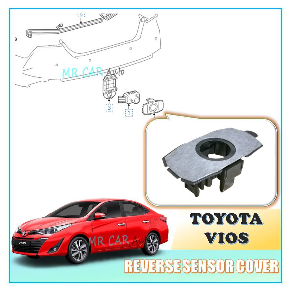 TOYOTA VIOS NSP150 NSP151 2019-2022 YARIS 2019-2023 REAR BUMPER REVERSE ...