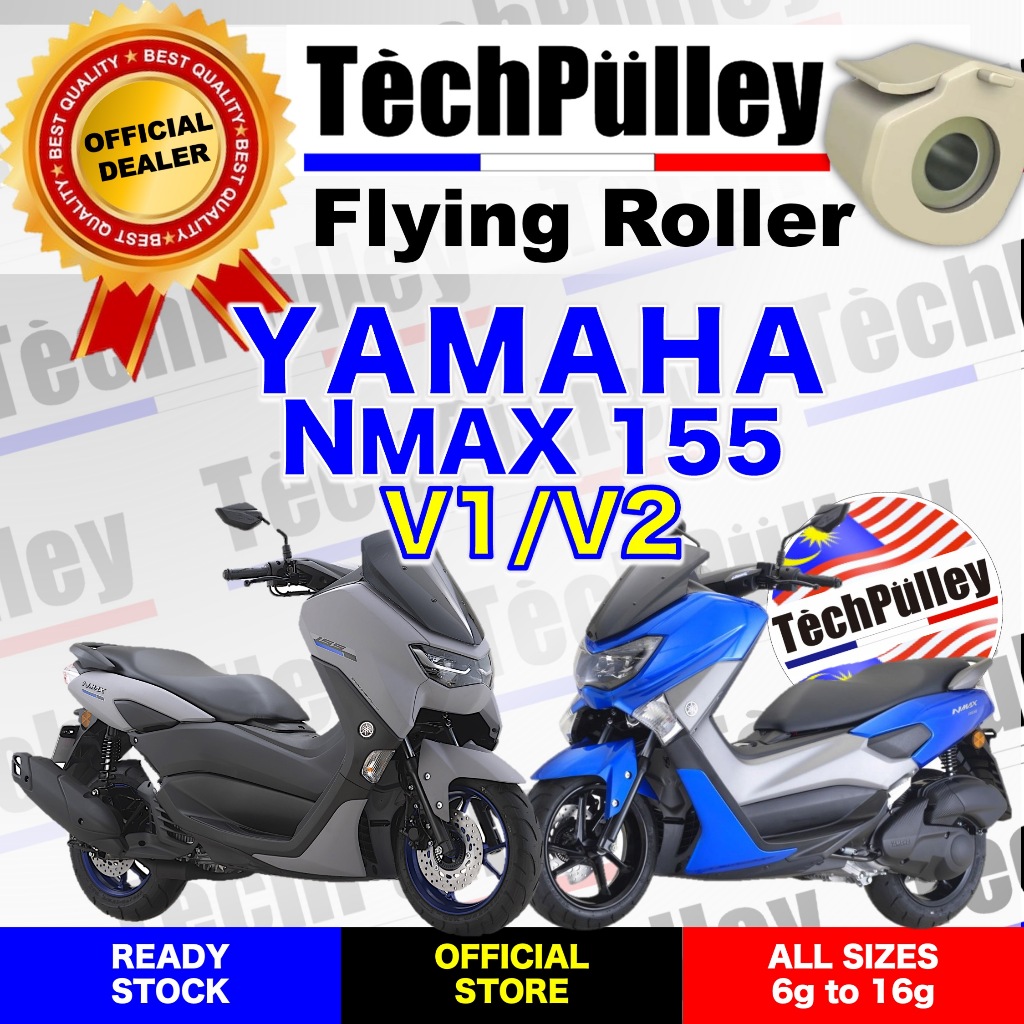 𝑻𝒆𝒄𝒉𝑷𝒖𝒍𝒍𝒆𝒚 𝑺𝒄𝒐𝒐𝒕𝒆𝒓 𝑹𝒐𝒍𝒍𝒆𝒓 for YAMAHA NMAX N-MAX V1 V2 V3 Tech Pulley ...