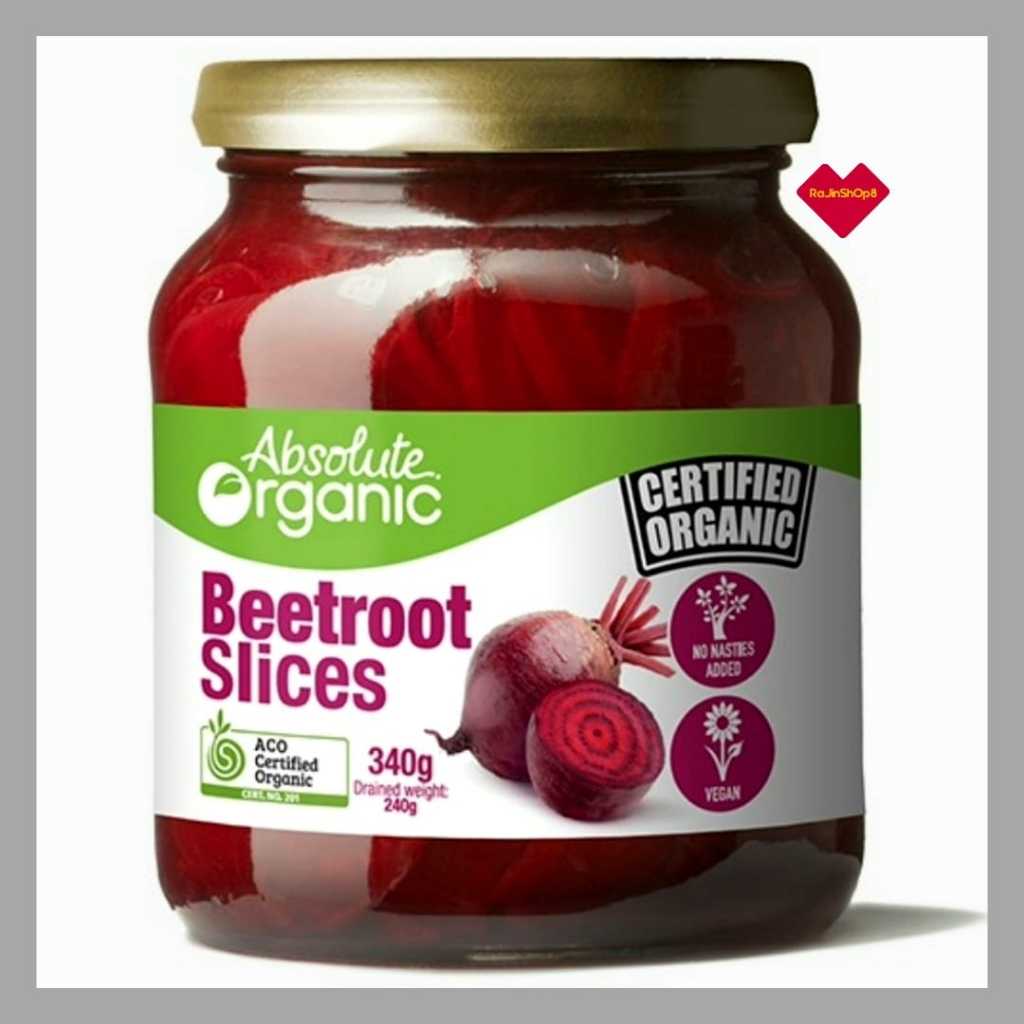 Absolute Organic Beetroot Slices , 340g | Shopee Malaysia