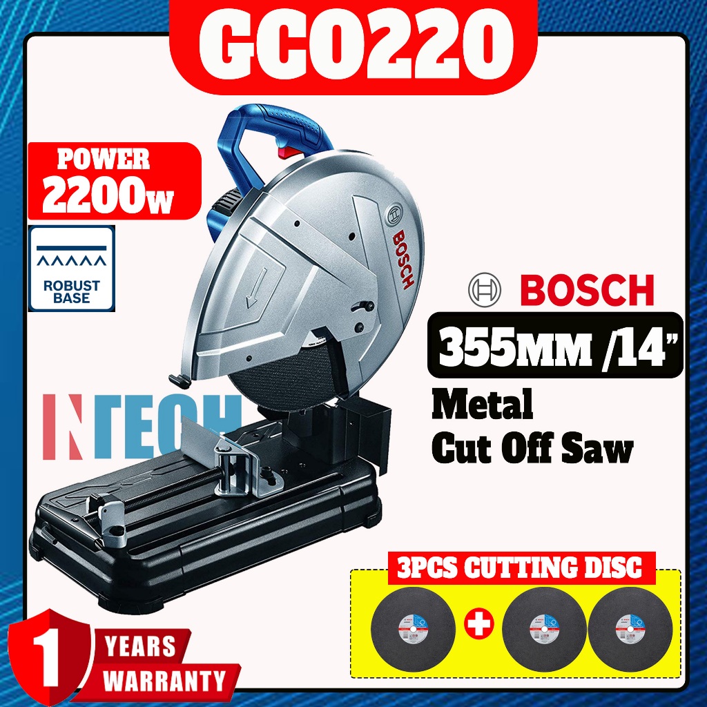 BOSCH GCO230 (2300W) OR GCO220 (2200W) 14" / 355MM METAL CUT OFF ...