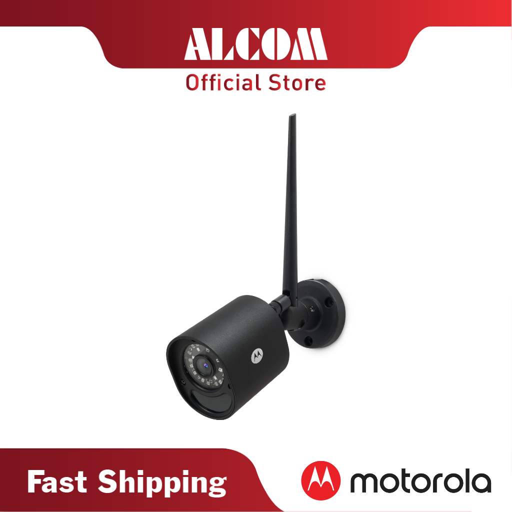 Motorola Wi-Fi Outdoor HD Camera FOCUS 72 with HD 720p, Movement ...