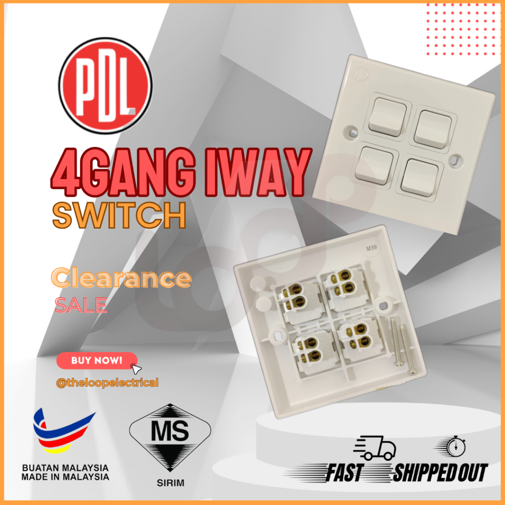 [CLEARANCE STOCK] PDL SWITCHES (SUIS ELEKTRIK) WITH SIRIM CLEAR UNTIL ...