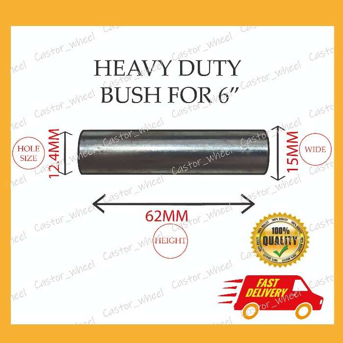 HEAVY DUTY BUSH CASTER/ CASTOR / BUSHING CASTER/ CASTOR | Shopee Malaysia