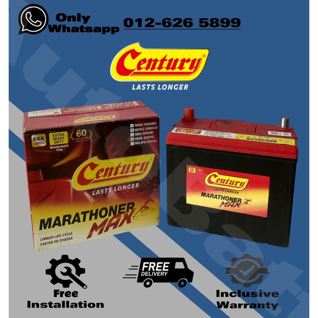 [ Installation Provided ] NS60S | NS60 ST | 55B24R ] Century Marathoner ...