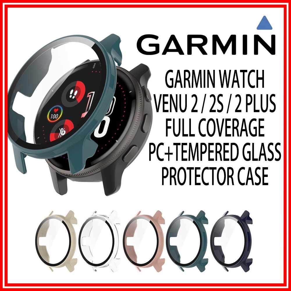 Garmin Venu 3 /VENU 2 Tempered Glass Case Venu 2 Plus Protector Casing ...